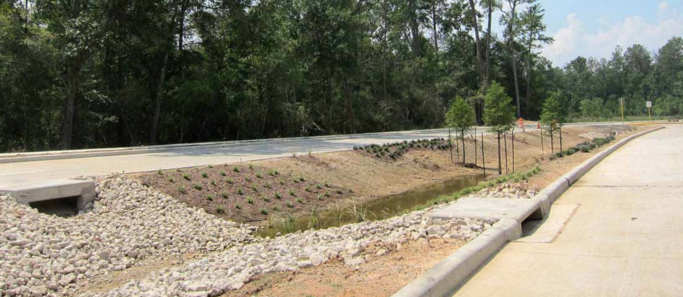 Green Roadway to Reduce Street Flooding