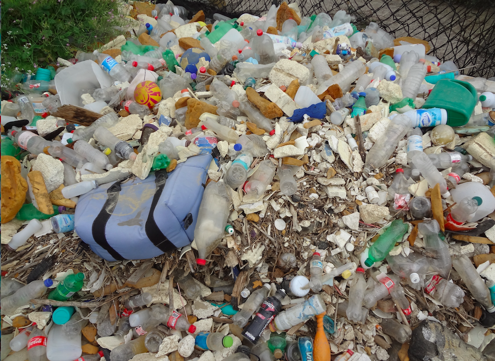 Upcycled Trash Booms for Trash Cleanup in the Tijuana River Valley