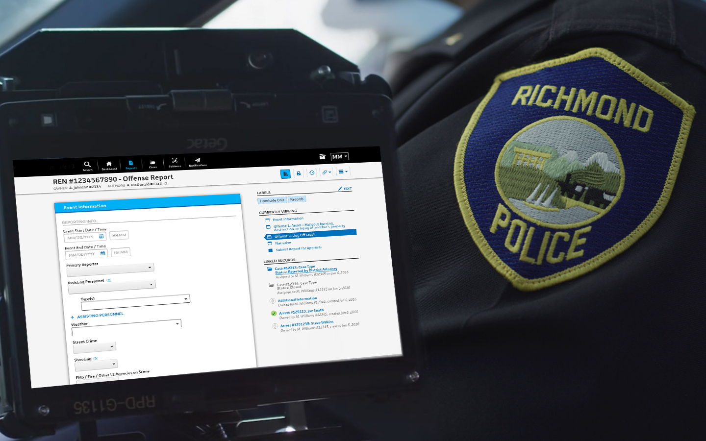 Richmond, CA PD Saves Time, Money with New Reporting Process