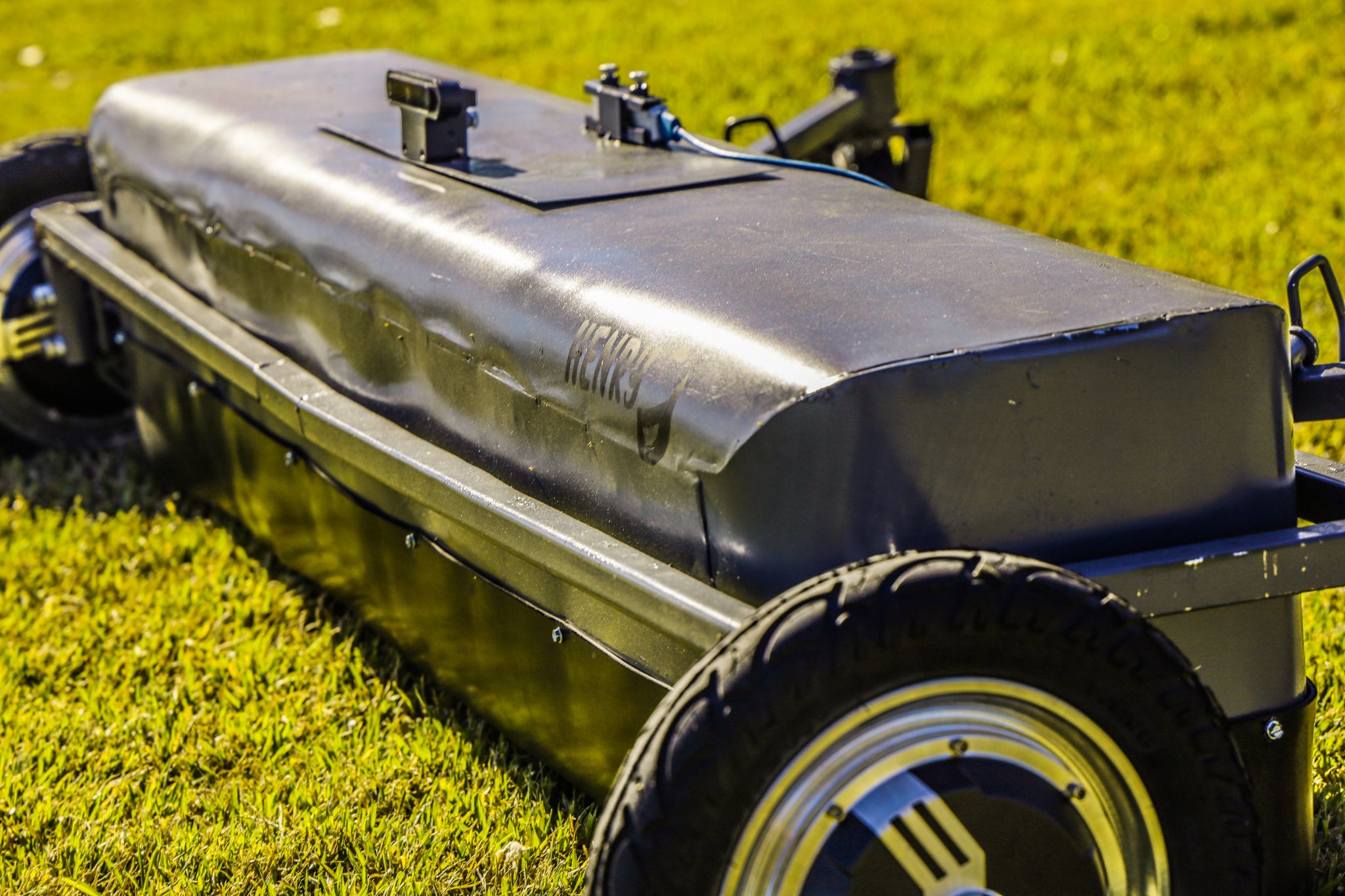 Autonomous Lawn Mower Pilot Saves Time for Airport Staff