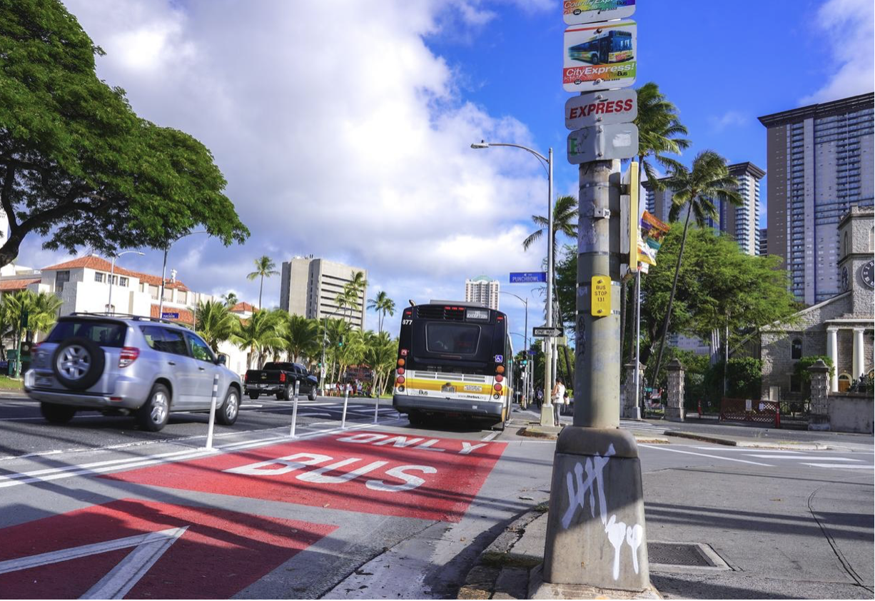 Honolulu Improves Island Mobility With Bus-Only Lane