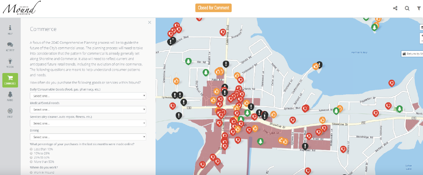 Mound, MN uses online project map & survey tool to help residents ...