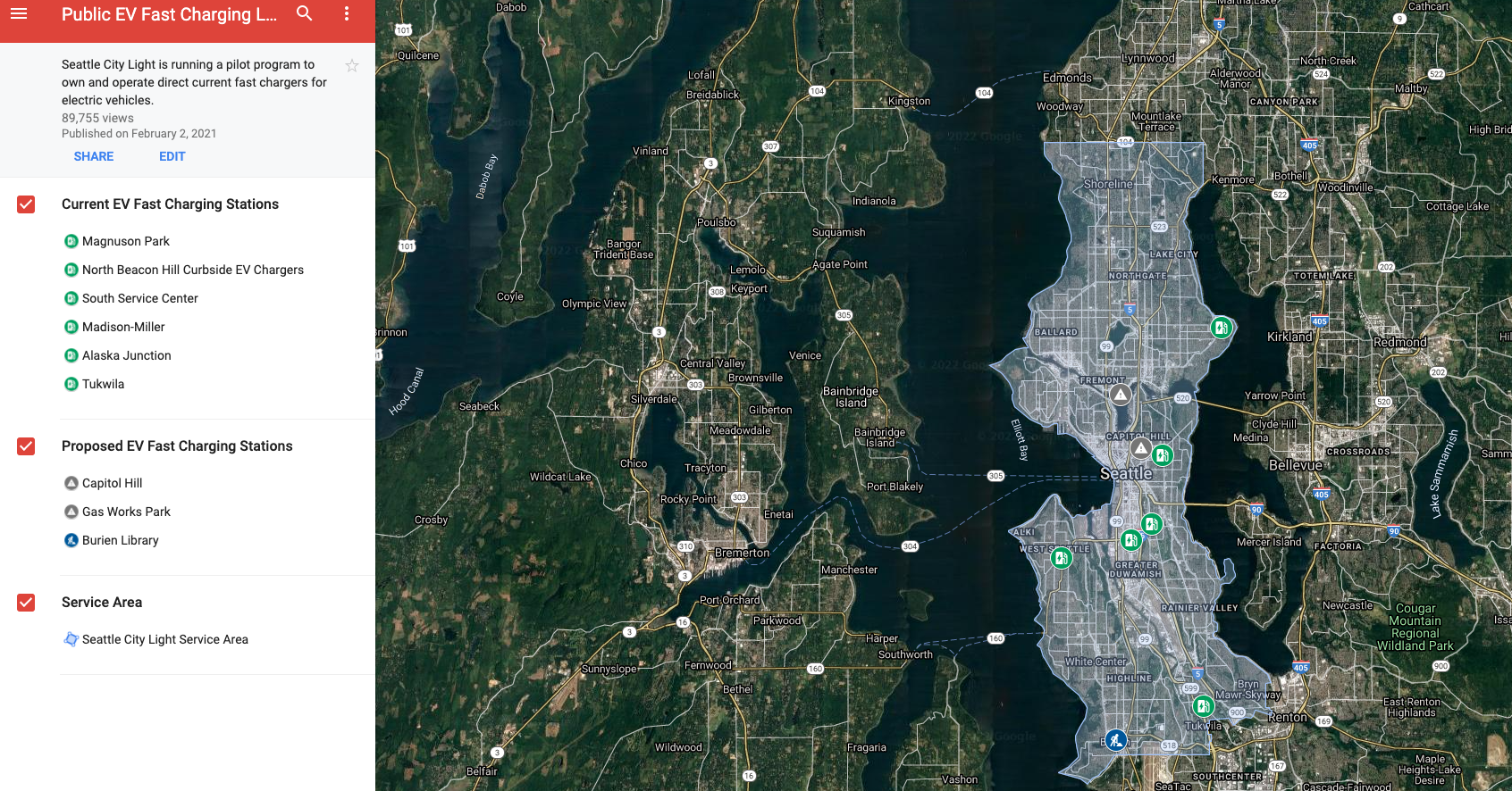 Seattle utilities develops new EV infrastructure