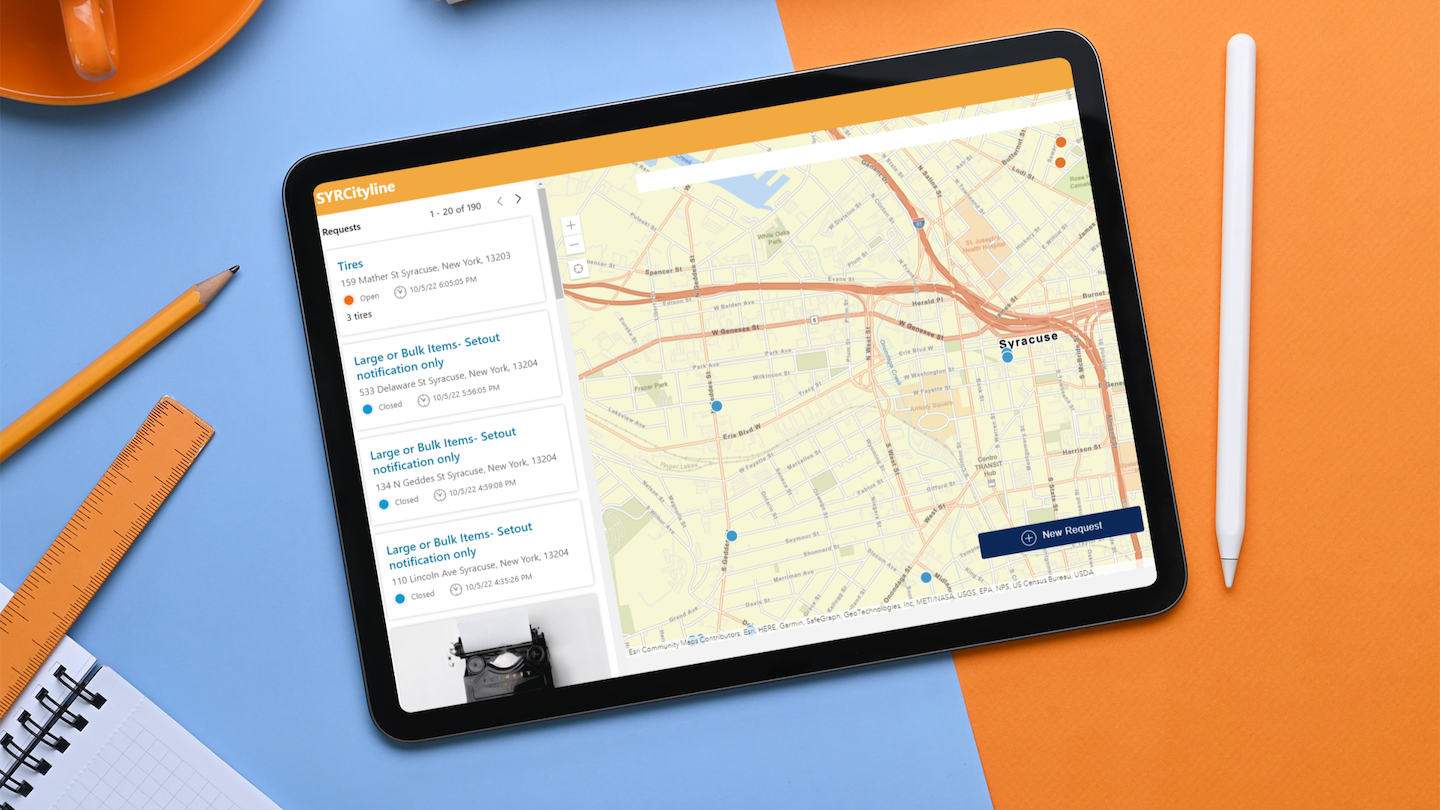 Syracuse, NY services 10,000 citizen requests a quarter