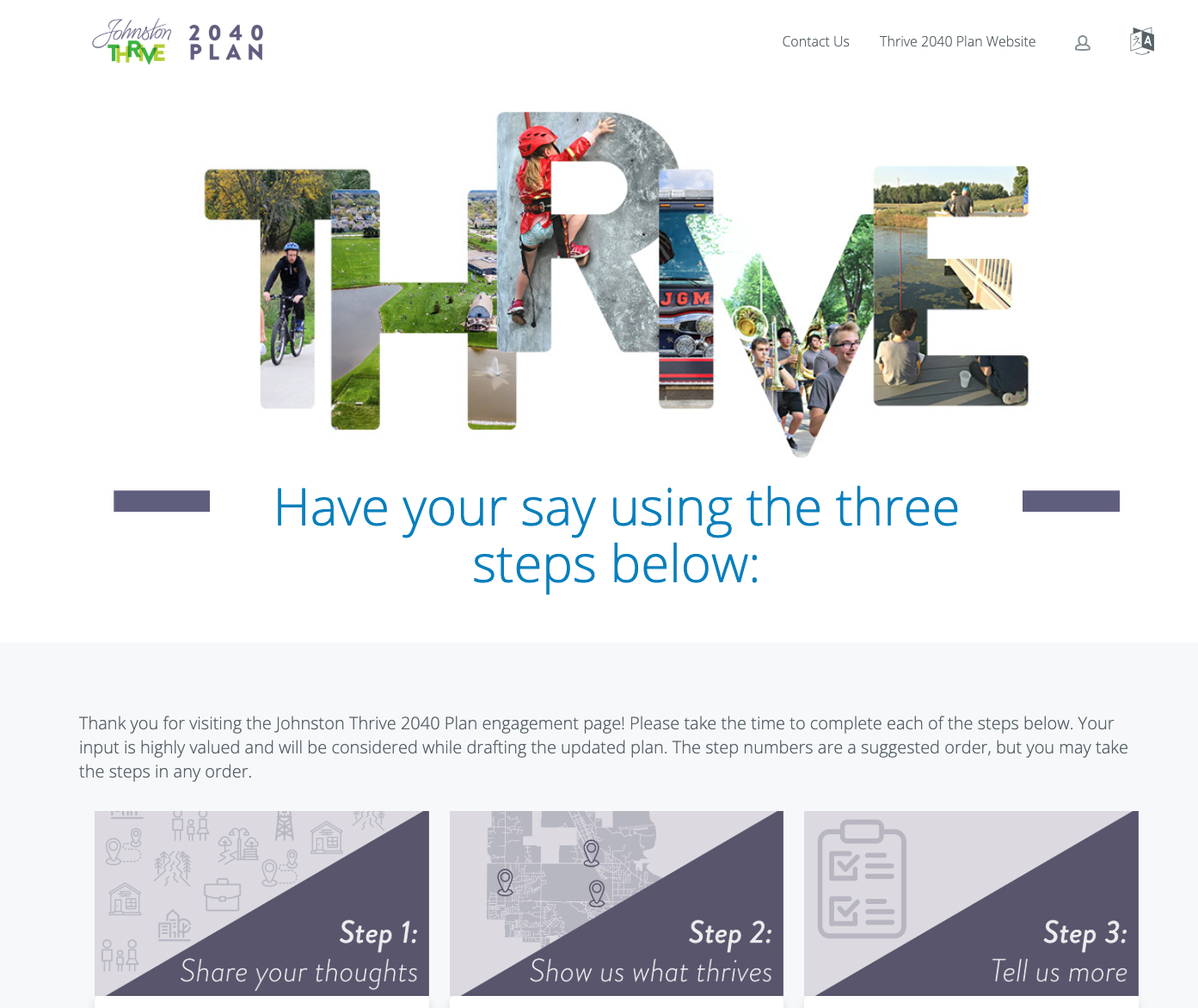 Using Community Input to Develop a 2040 Comprehensive Plan for the City